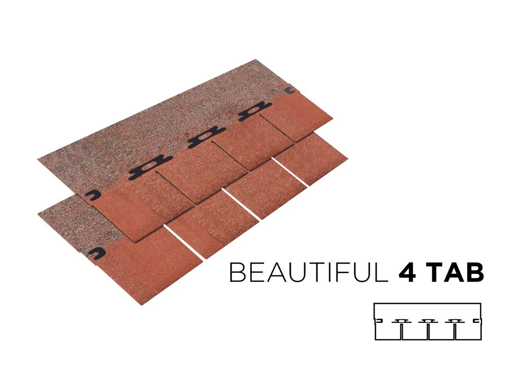 Beautiful 4 Tab Genteng Aspal Tegola